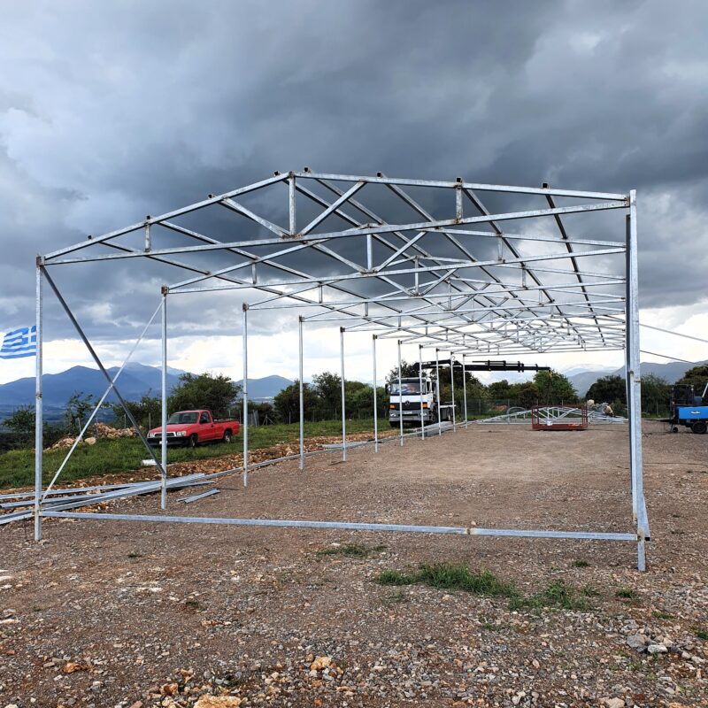 Μεταλλική Κατασκευή Βιομηχανικού Κτιρίου - Βασιλόπουλος - Μεταλλικές ...