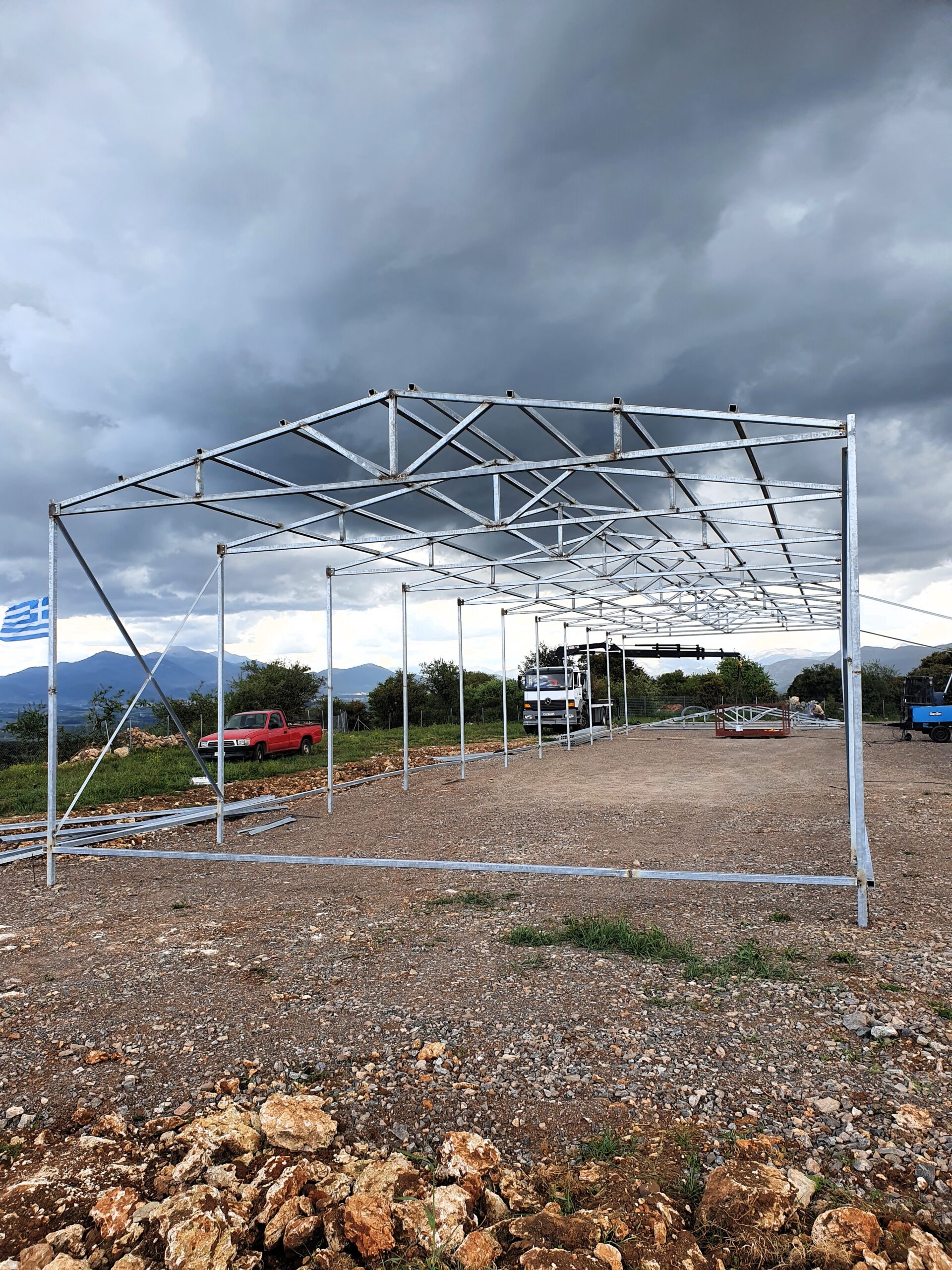 Μεταλλική Κατασκευή Βιομηχανικού Κτιρίου - Βασιλόπουλος - Μεταλλικές ...