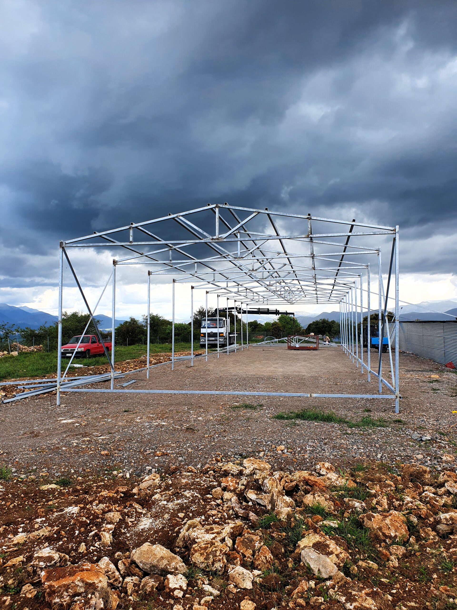 Μεταλλική Κατασκευή Βιομηχανικού Κτιρίου - Βασιλόπουλος - Μεταλλικές ...